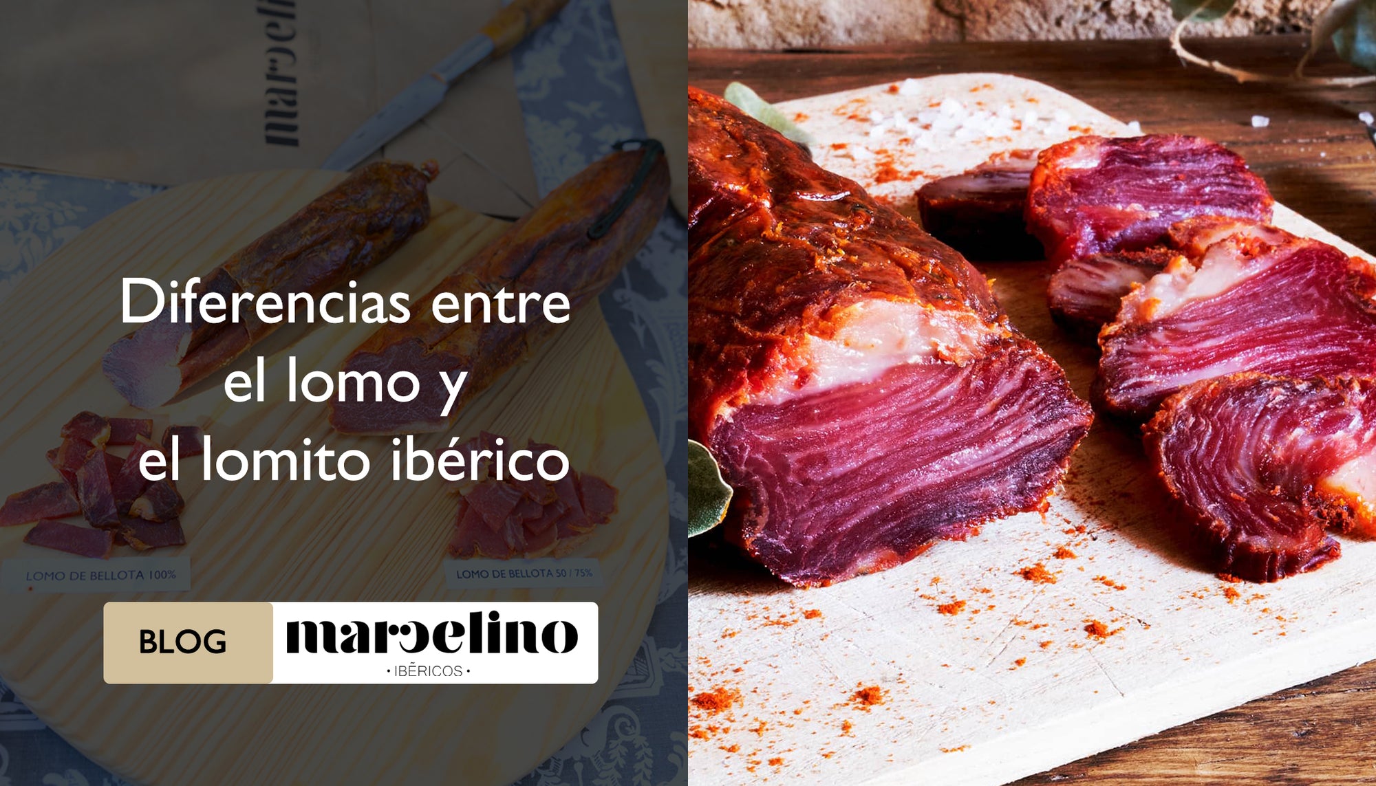 Diferencias entre el lomo y el lomito ibérico